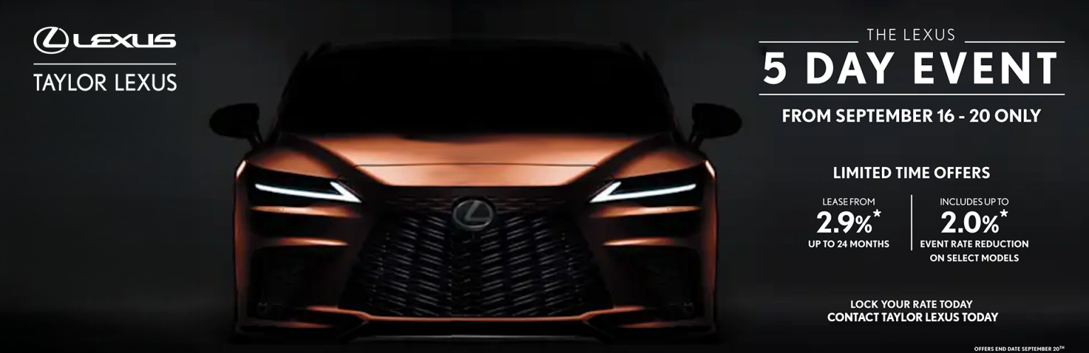 Taylor Lexus: New & Used Lexus Dealership | Regina, SK.